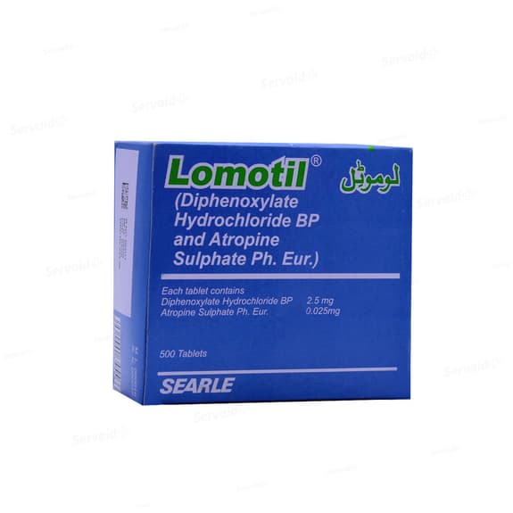 Lomotil Tablets 500'S - Buy Online at DVAGO®