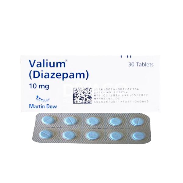 Valium Tablets 10 Mg 30'S - Buy Online at DVAGO®