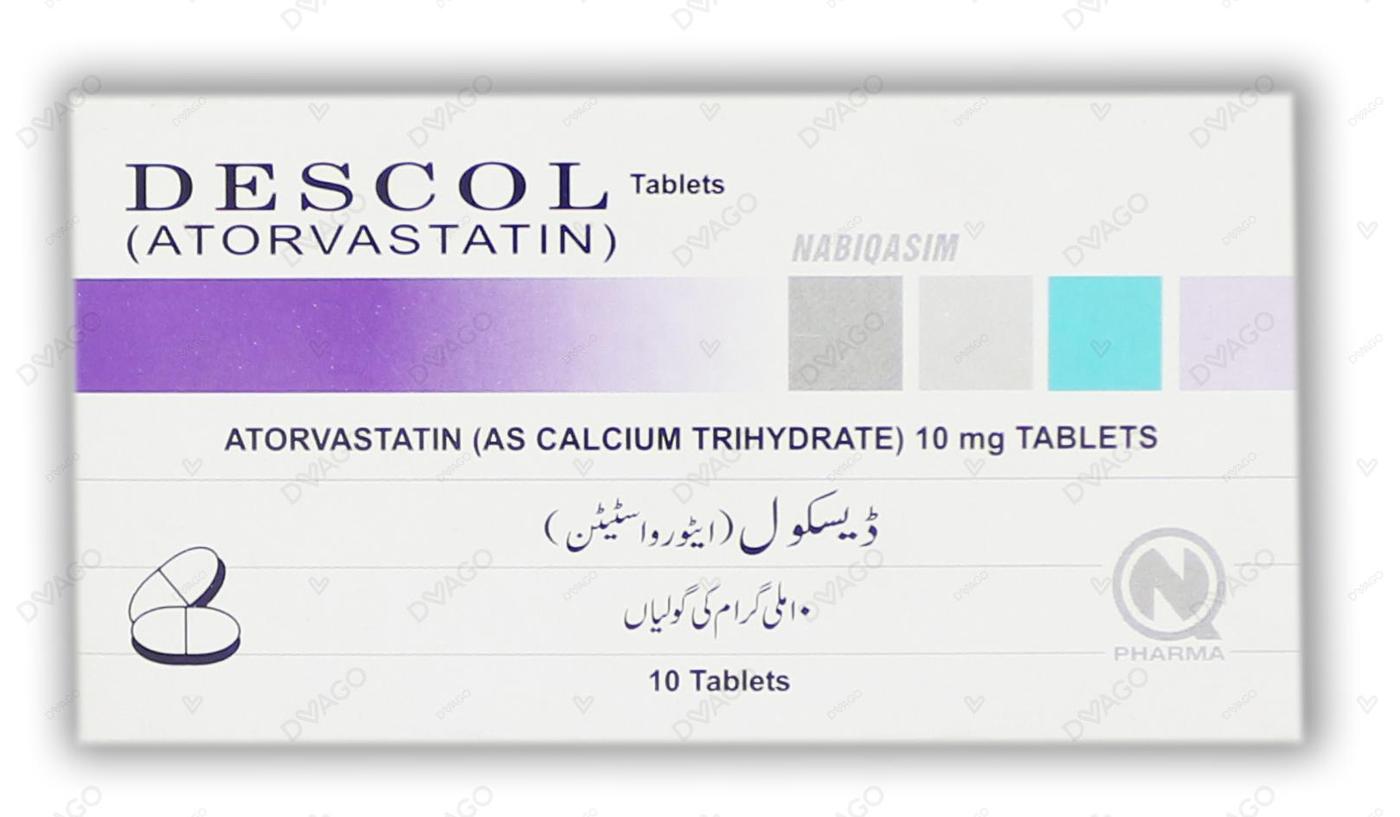 Descol Tablets 10Mg - Buy Online at DVAGO®