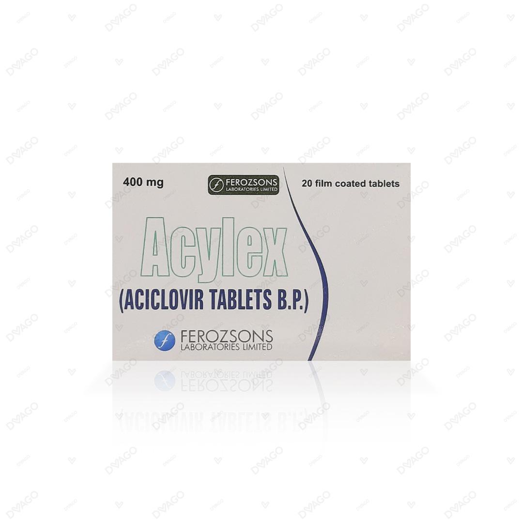 Acylex Tablets 400 Mg 20'S - Buy Online at DVAGO®