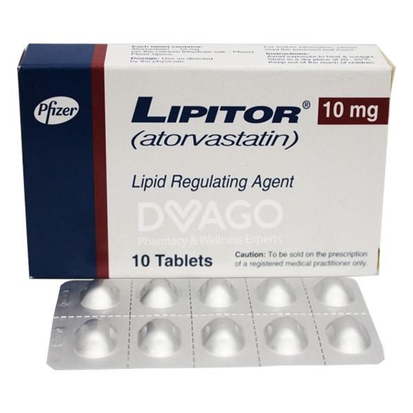 Lipitor 10 Mg 10 Tablets - Buy Online at DVAGO®