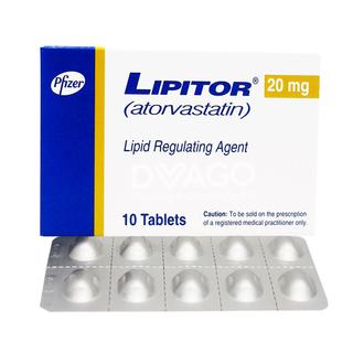 Lipitor 20Mg Tablets 10S (Pack Size 1 X 10S) - Buy Online at DVAGO®