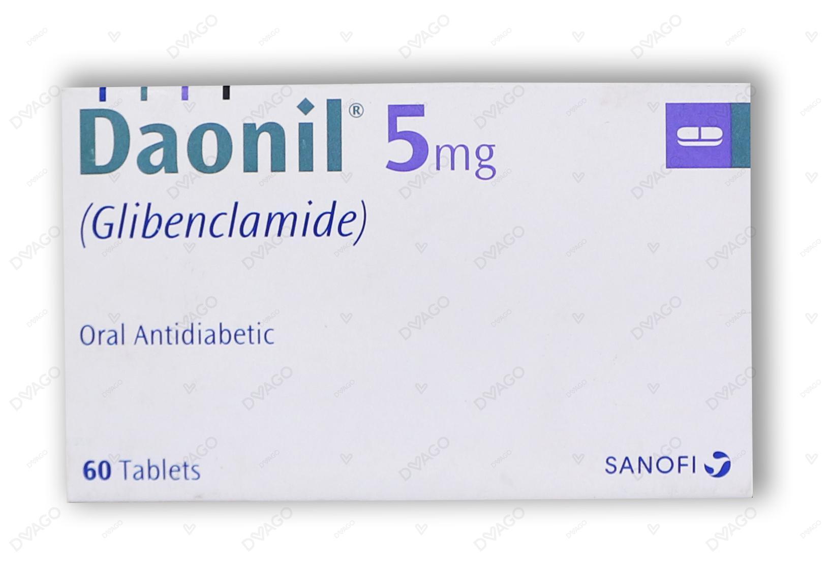Daonil Tablets 5Mg 6X10'S - Buy Online at DVAGO®