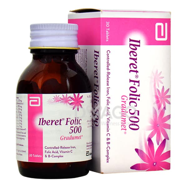 Iberet Folic 500, Iberet Folic - Buy Online at DVAGO®