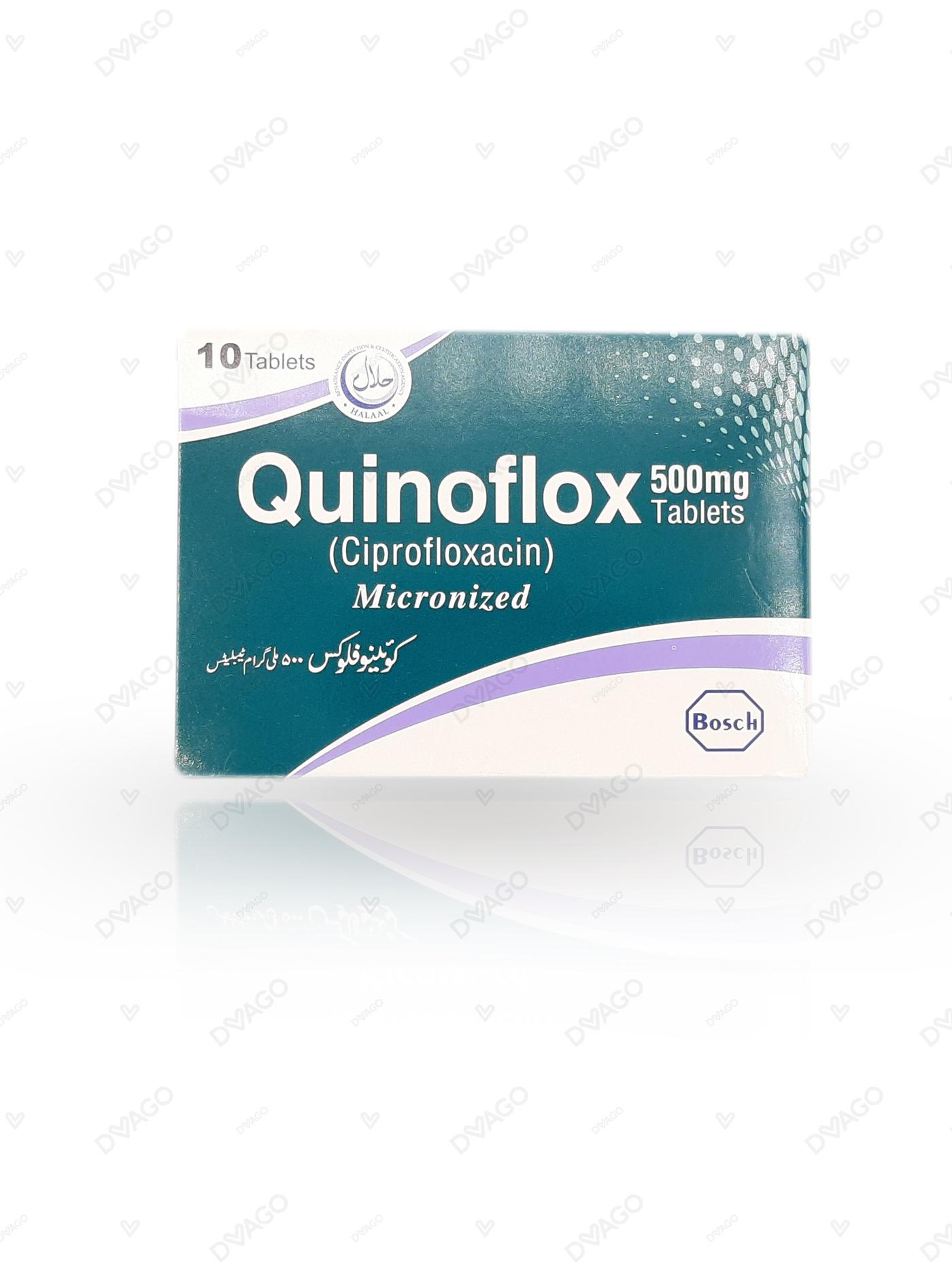 Quinoflox 500Mg Tablets 10S (Pack Size 1 X 10S) - Buy Online at DVAGO®