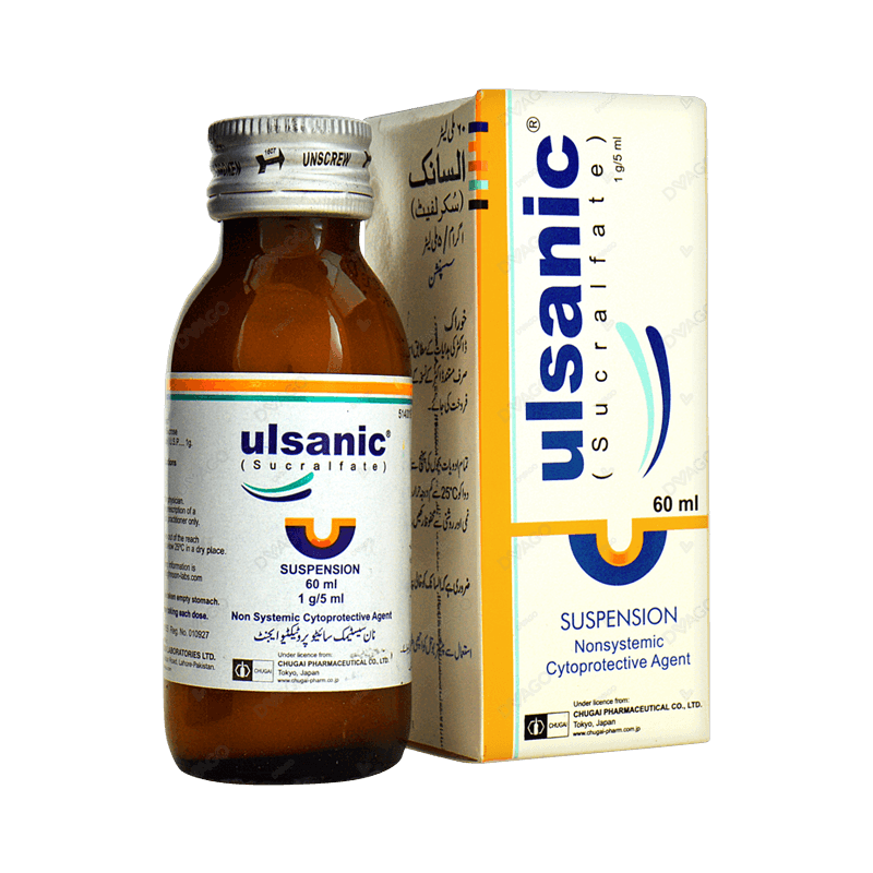 Ulsanic Suspension 500 Mg 120 Ml - Buy Online at DVAGO®
