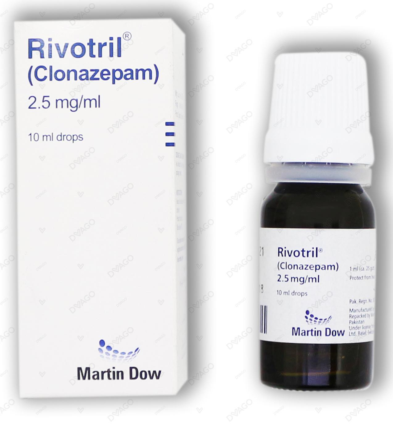 Rivotril Drop 0.25 % 10Ml - Buy Online at DVAGO®