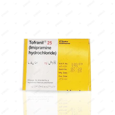 Tofranil 25 Mg 20X10 Tablets - Buy Online at DVAGO®
