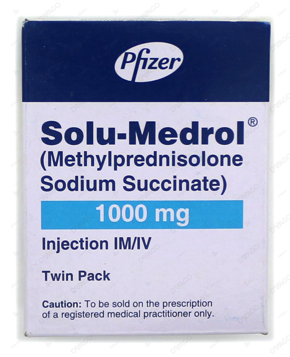 Solu-Medrol Injection 1G 1 Vial - Buy Online at DVAGO®
