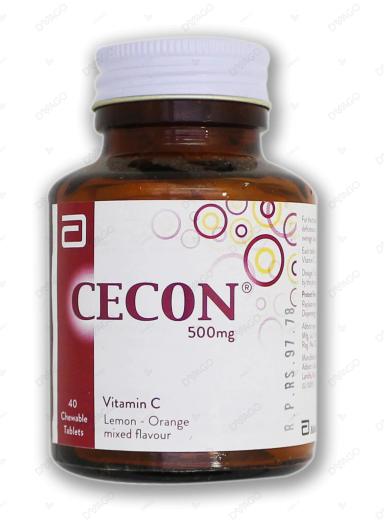 Cecon Tablets Chewable 500Mg 40'S - Buy Online at DVAGO®
