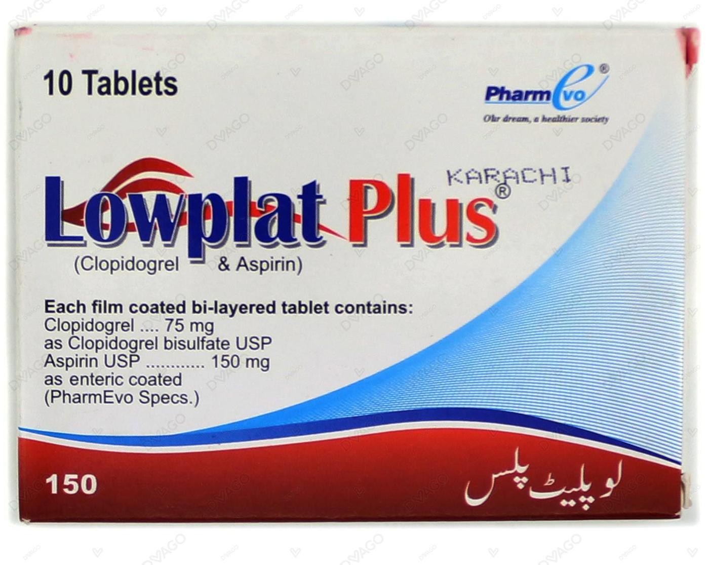 Lowplat Plus Tablets 75Mg - Buy Online at DVAGO®