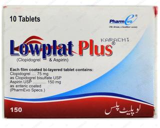 Lowplat Plus Tablets 75Mg - Buy Online at DVAGO®