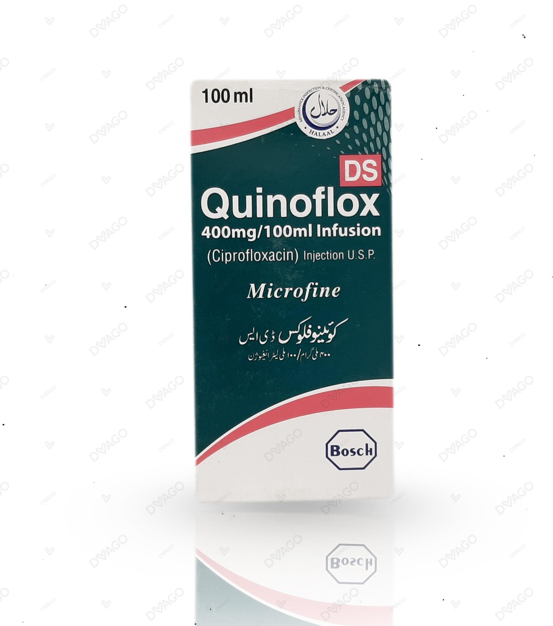 Quinoflox Ds 400Mg Infusion 1Vialx100Ml - Buy Online at DVAGO®