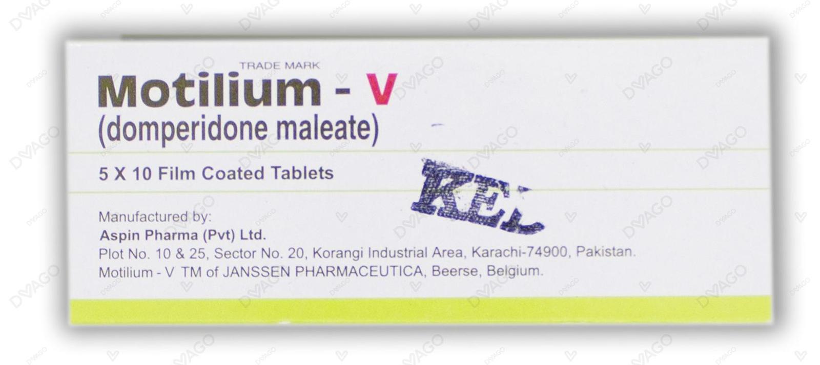 Motilium Domperidone Tablets 10Mg - Buy Online at DVAGO®