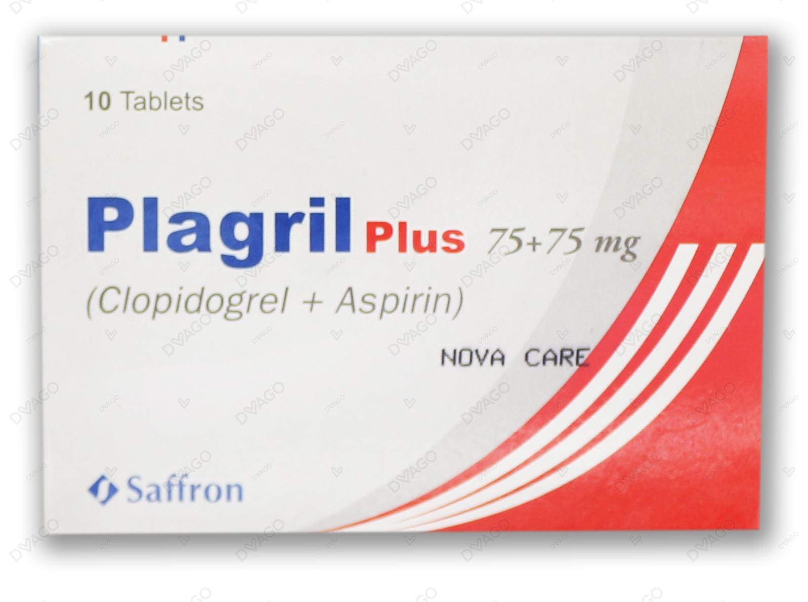 Plagril Plus 75/75Mg Tablets 10S (Pack Size 1 X 10S) - Buy Online at DVAGO®