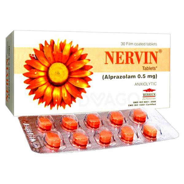 Nervin Tablet 0.5Mg In Pakistan - Buy Online at DVAGO®