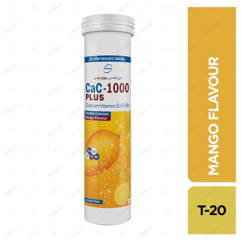 Cac-1000 Plus Tablets Mango - Buy Online at DVAGO®