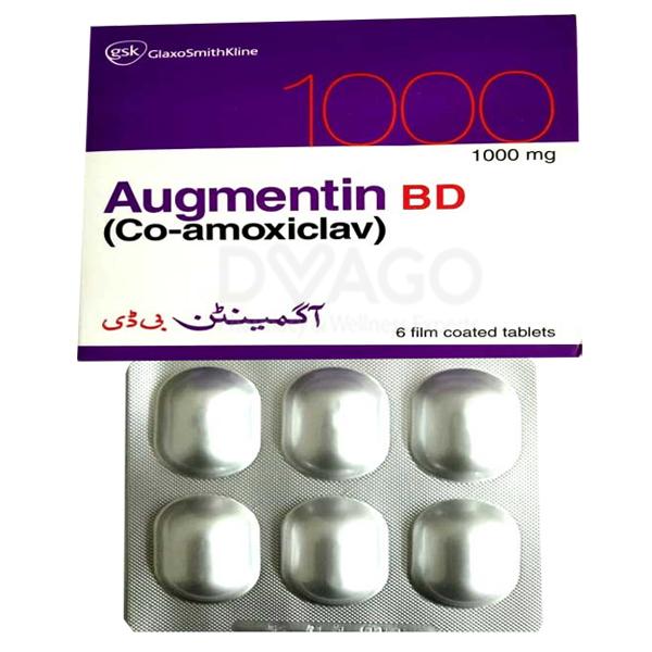 Augmentin Tablets 1Gms 6'S - Buy Online at DVAGO®