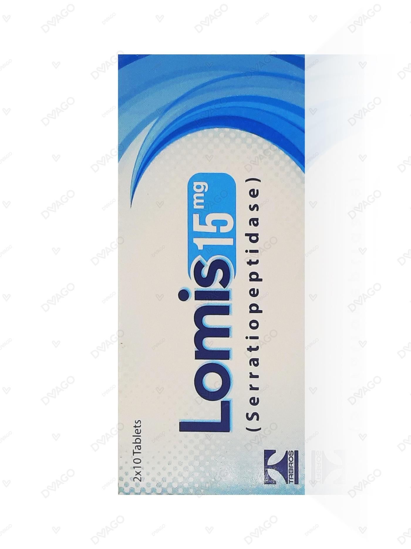 Lomis 15Mg Tablets 20'S - Buy Online at DVAGO®