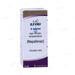 Ilevro 3Mg/Ml Eye Drops 3Ml - Buy Online at DVAGO®