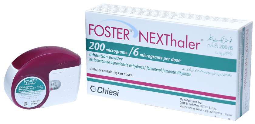 Foster Nexthaler 200Mcg/6Mcg Inhaler 1S - Buy Online at DVAGO®