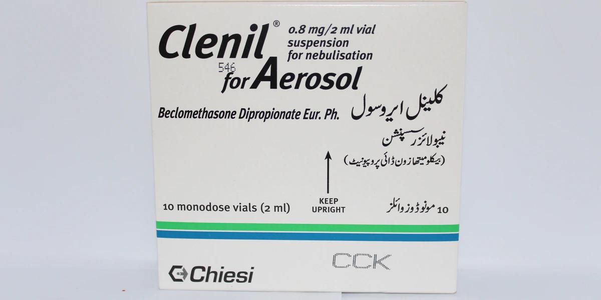 Clenil For Areosol 0.8Mg/2 Ml 5Ampx2Ml - Buy Online at DVAGO®