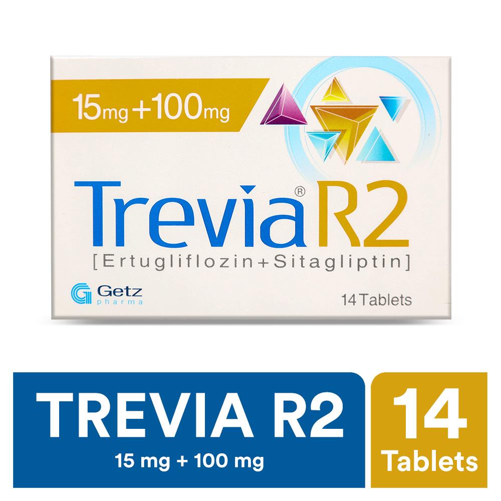 Trevia R2 15/100 Mg Tablets 14'S - Buy Online at DVAGO®