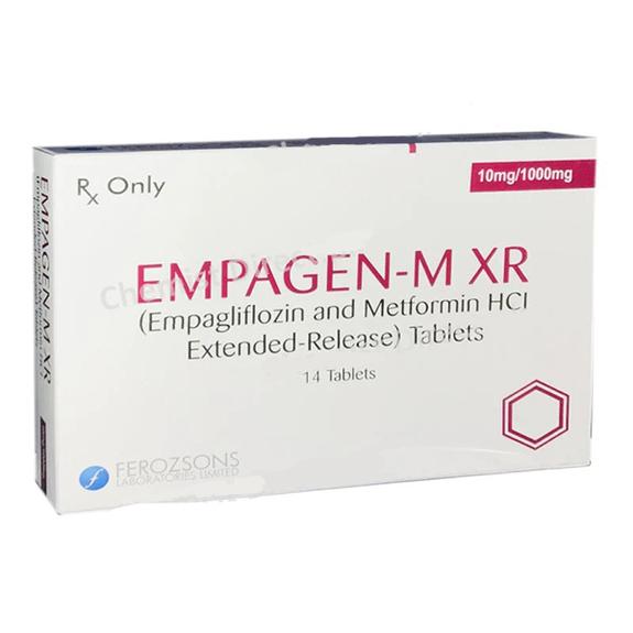 Empagen-M Xr 10/1000Mg Tablets 14' - Buy Online at DVAGO®